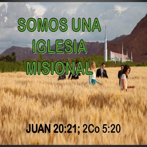Que es una iglesia misional | PDF