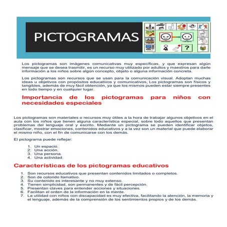 Qué es un pictograma | PPT