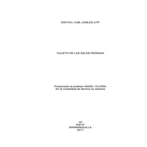 Que es un switch | DOC