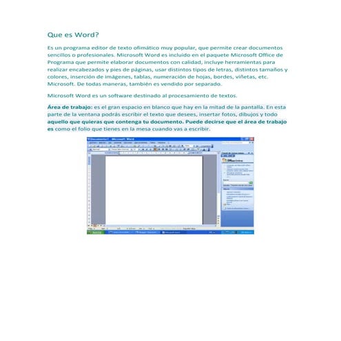 Que es word | DOCX