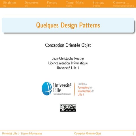 quelques-patterns- patrons de conception | PDF