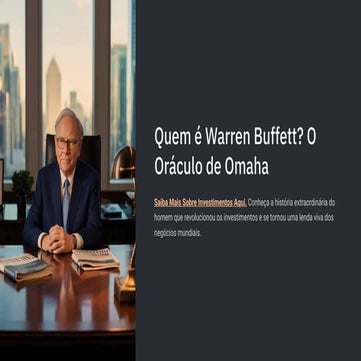 Quem é Warren Buffett Tutorial Completo Gratuito | PDF