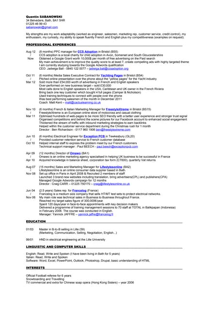 Yoann KOLLNER - CV | PDF