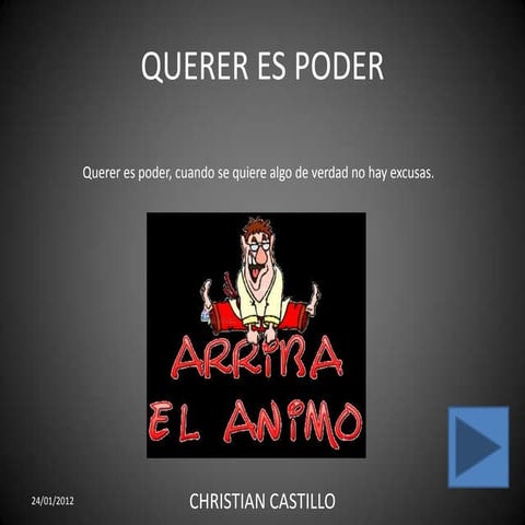 Querer es poder | PPTX