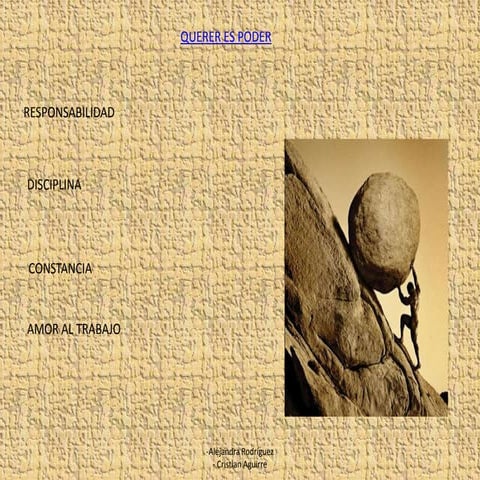 Querer es poder | PPT