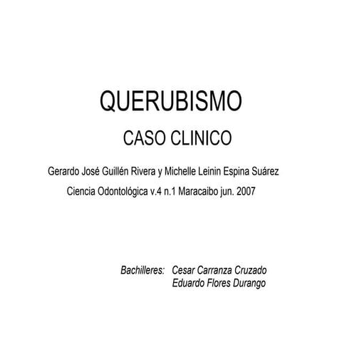 Querubismo Presentacion | PPT