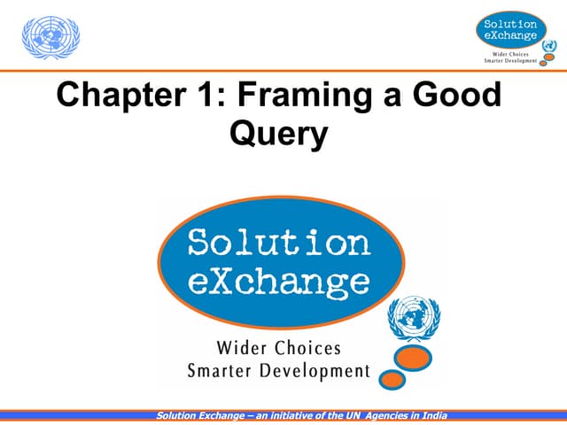 Query Formulation Chapter 1 Ppt