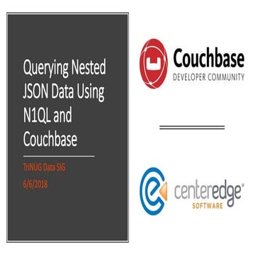 Querying Nested Json Data Using N1ql And Couchbase Pptx Databases 6918