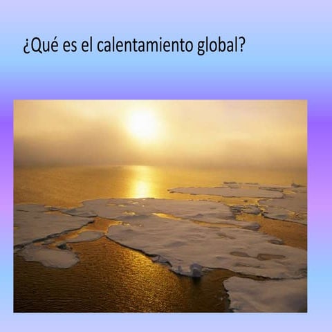 Calentamiento global | PPTX
