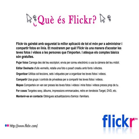 Que es flickr? | PPT