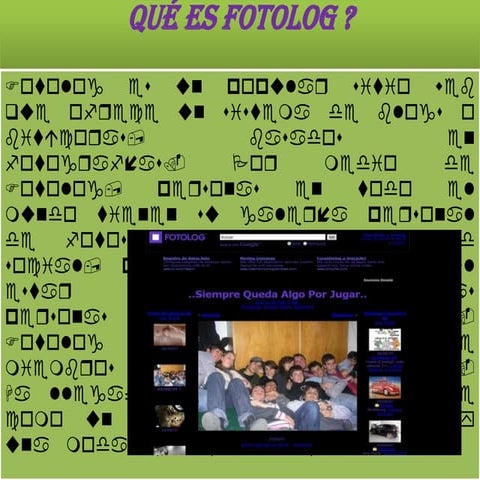 Qué es fotolog | PPTX