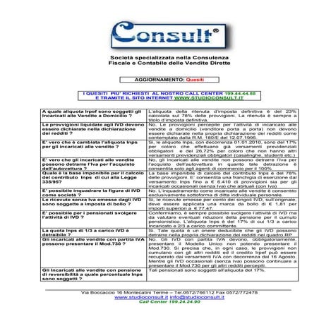 Quesiti studio-consult | PDF