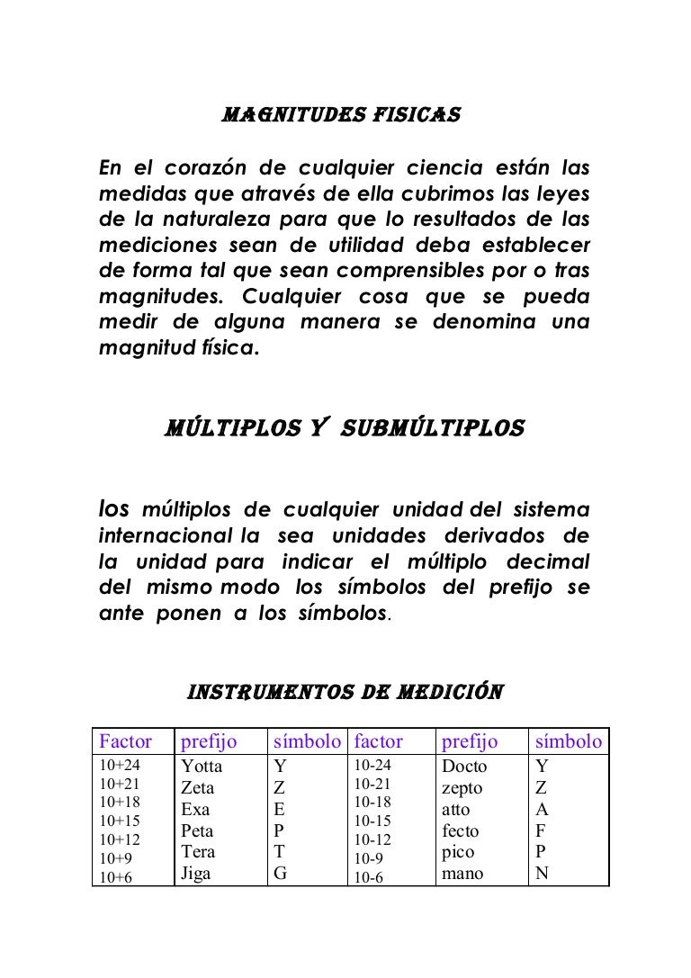 Que son magnitudes