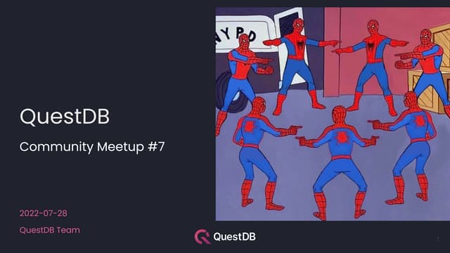 Questdb Community Call 20220728 Ppt