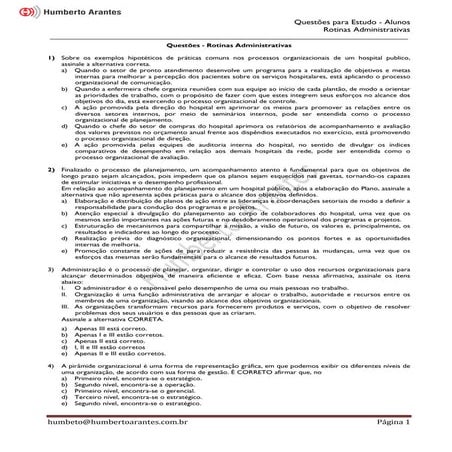 Questões -rotinas_administrativas_alunos | PDF