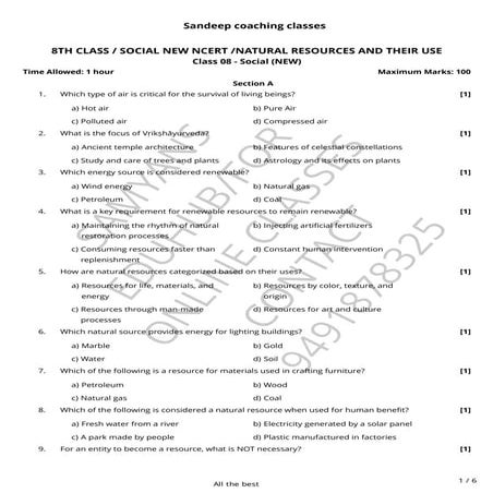 1.Natural-Resources-and-Their-Use.ppt pdf /8th class social science ...