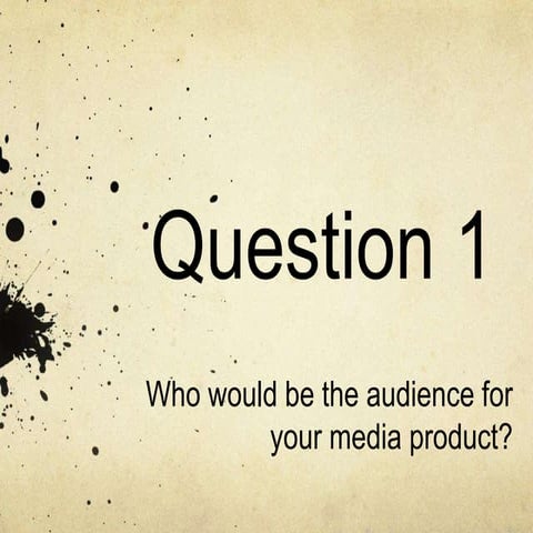 Question 1 | PPT