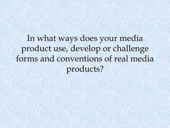 Evaluation question 1 | PPT