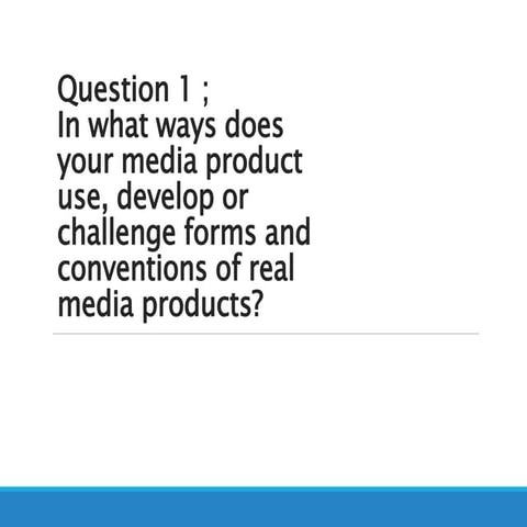 Question 1 | PPT