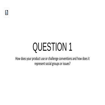 Question 1 | PPT