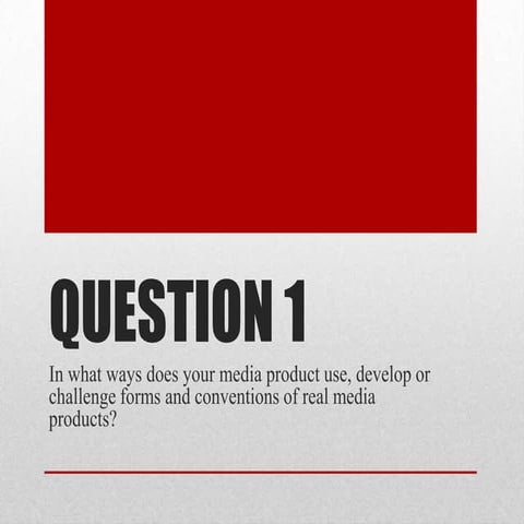 Question 1 slideshare | PPTX