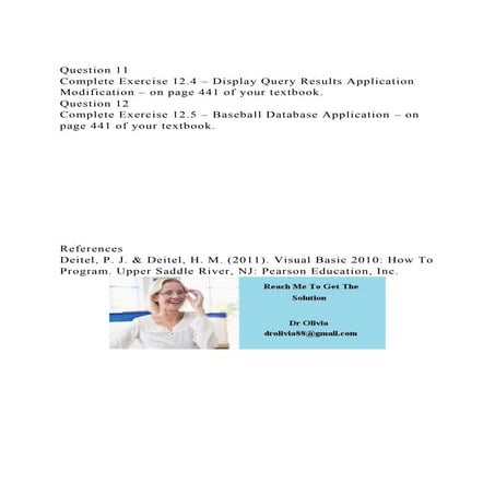 Question 11 Complete Exercise 12.4 – Display Query Results Appli.docx ...