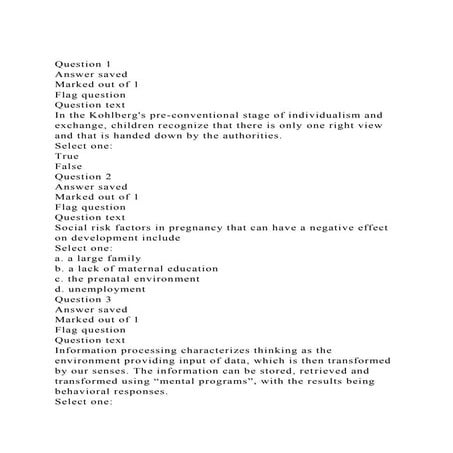 Question 1Answer savedMarked out of 1Flag questionQuestion.docx