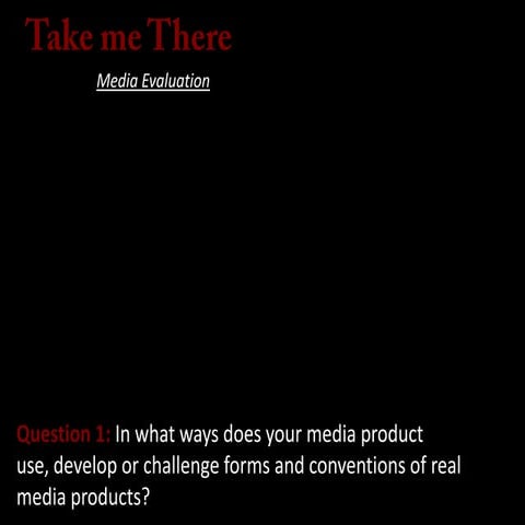 Mind Trap - Evaluation Question1 | PPT