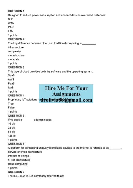 ITI COPA Cloud Computing MCQ Questions and Answers | PDF
