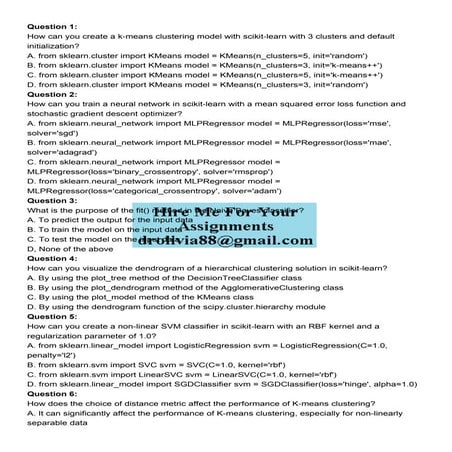Question 1 How Can You Create A Kmeans Clustering Model Wi Pdf