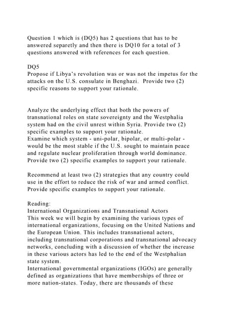 2018 World Order Changes | PPT