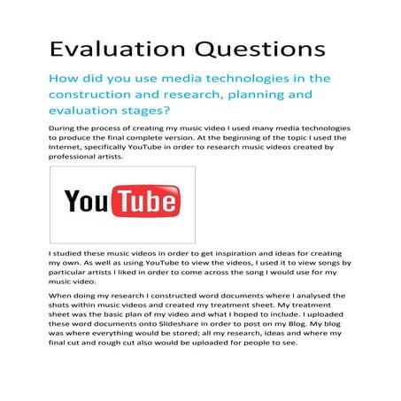 Evaluation Question | PDF