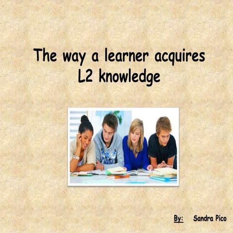 L2 learning and teaching | PPTX