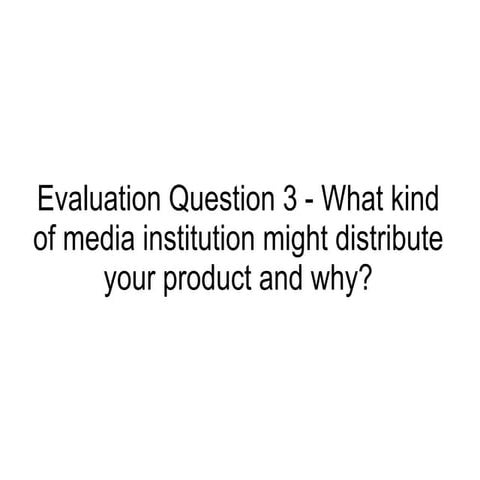 Question 3 | PPT