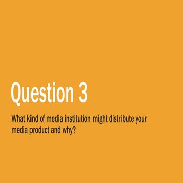 Question 3 | PPT