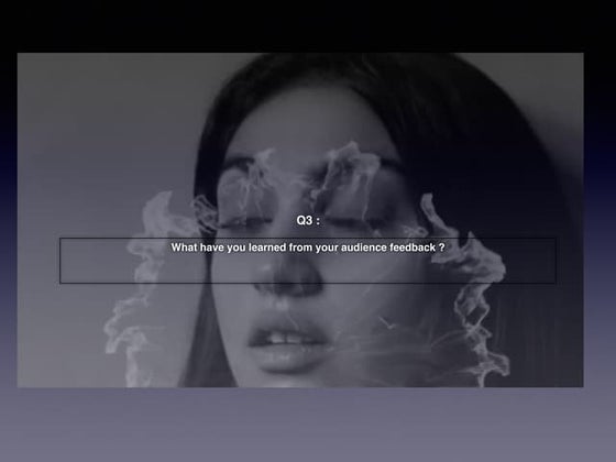 Music video feedback | PPT