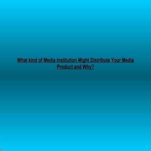 Question 3 media evaluation | PPT