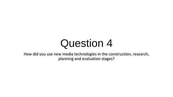 Evaluation question 6 | PPTX
