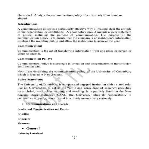 Communication policy of a University.pdf