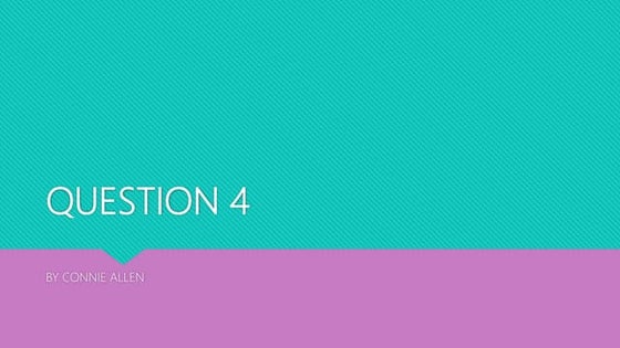 Question 4 Evaluation | PPT