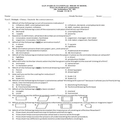 Questionaire animation 1st | PDF