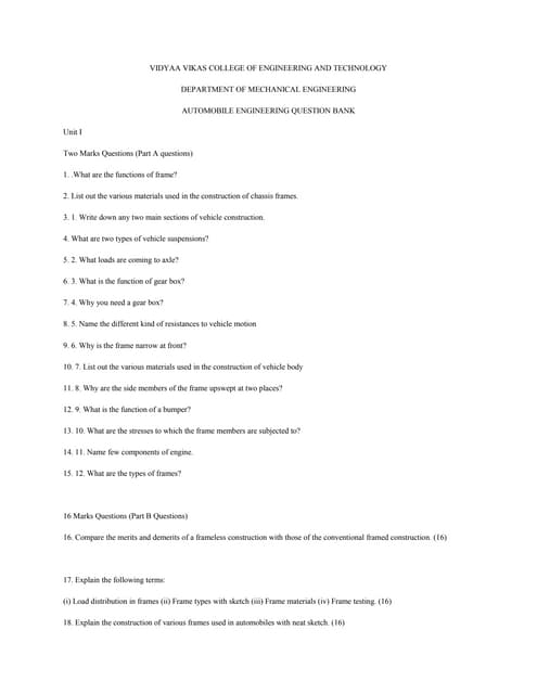 Question bank preparation, validation & moderation by panel ...