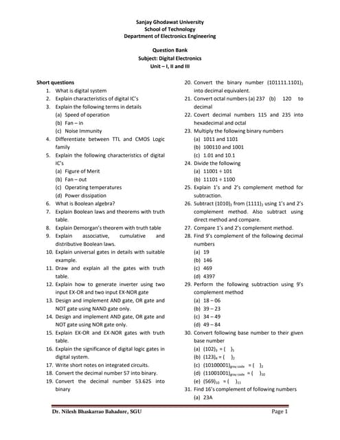 EC3352-Digital-Systems-Design-Lecture-Notes | DOCX
