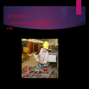 Hand and power tool exam | DOCX