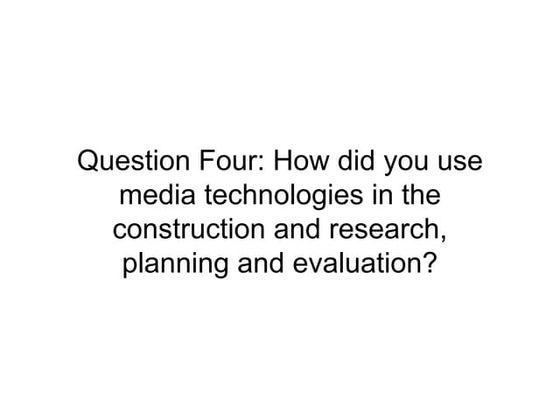 Question 4 Evaluation | PPT