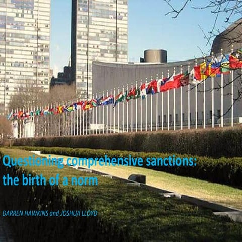 Questioning comprehensive sanctions: the birth of a norm | PPT