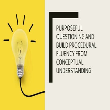 Questioning and building procedural knowledge | PPT