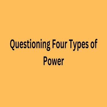 Questioning Four Types of Power.pdf | Free Download