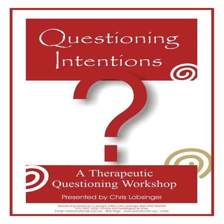 Questioning intentions presentation | PDF