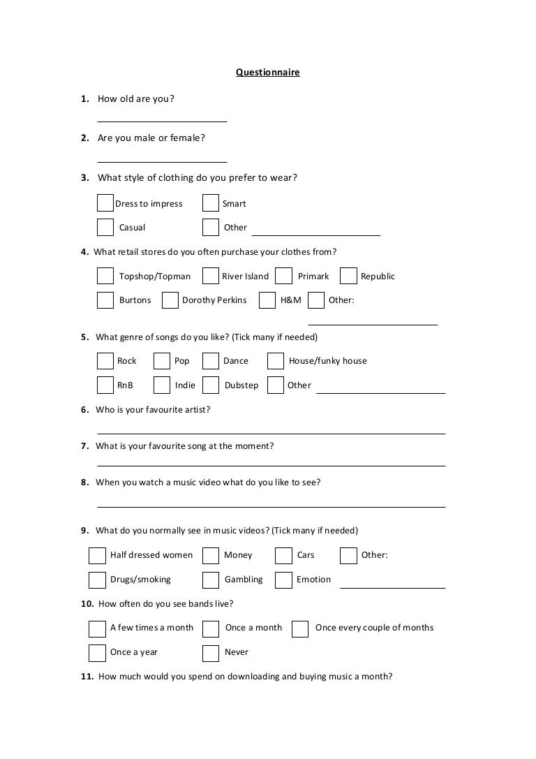 Questionnaire